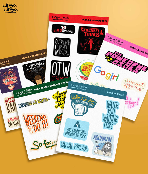 Linya-Linya Sticker Packs: Para Sa Mga Kababaihan